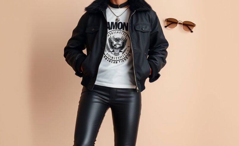 Ramoneska z futerkiem stylizacje - jak ją dopasować? - Kobiece Inspiracje